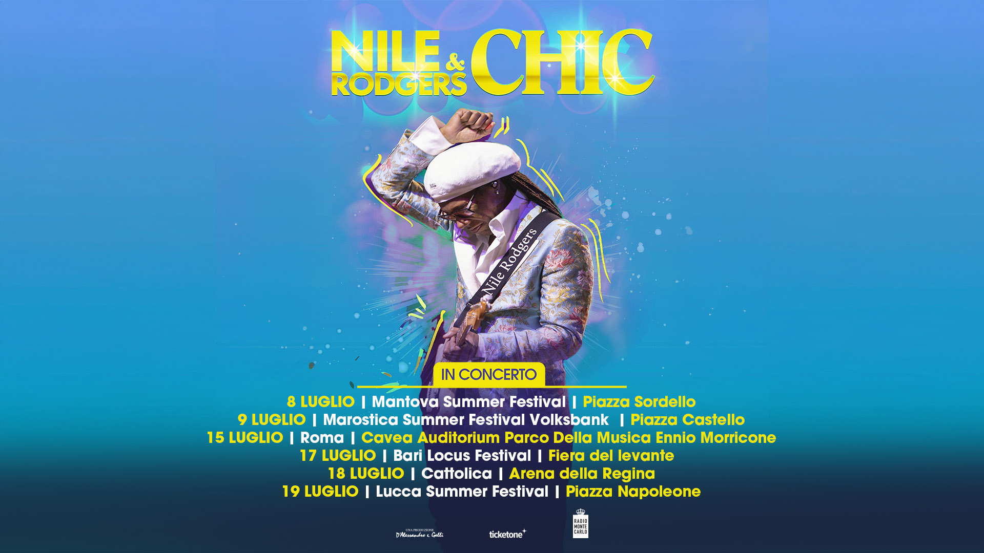 NILE RODGERS & CHIC IN ITALIA PER DEI CONCERTI NELL’ESTATE - FAREMUSIC